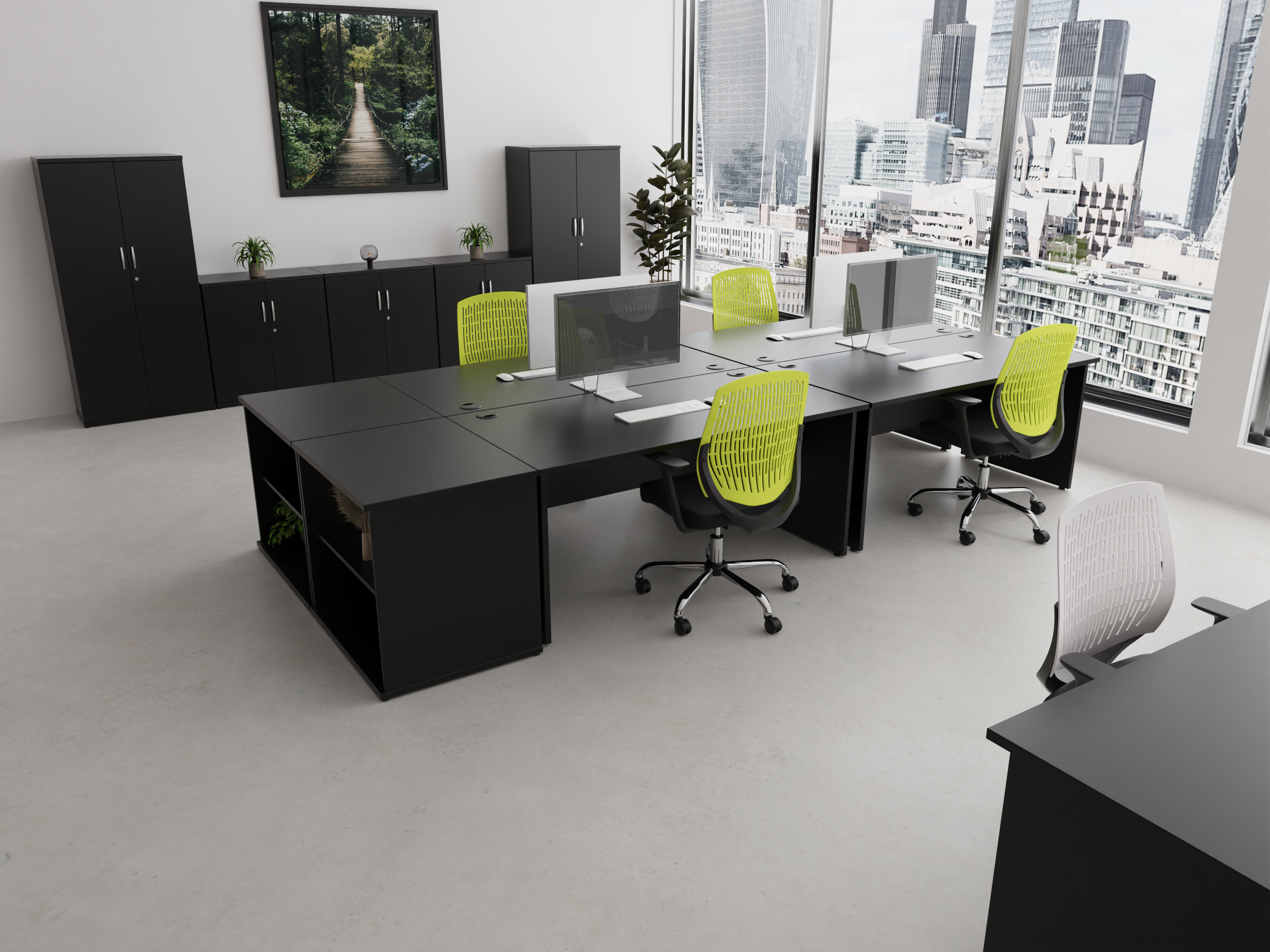 IMPULSE FURNITURE NOW IN STOCK IN BLACK FINISH – Dynamic Office Solutions