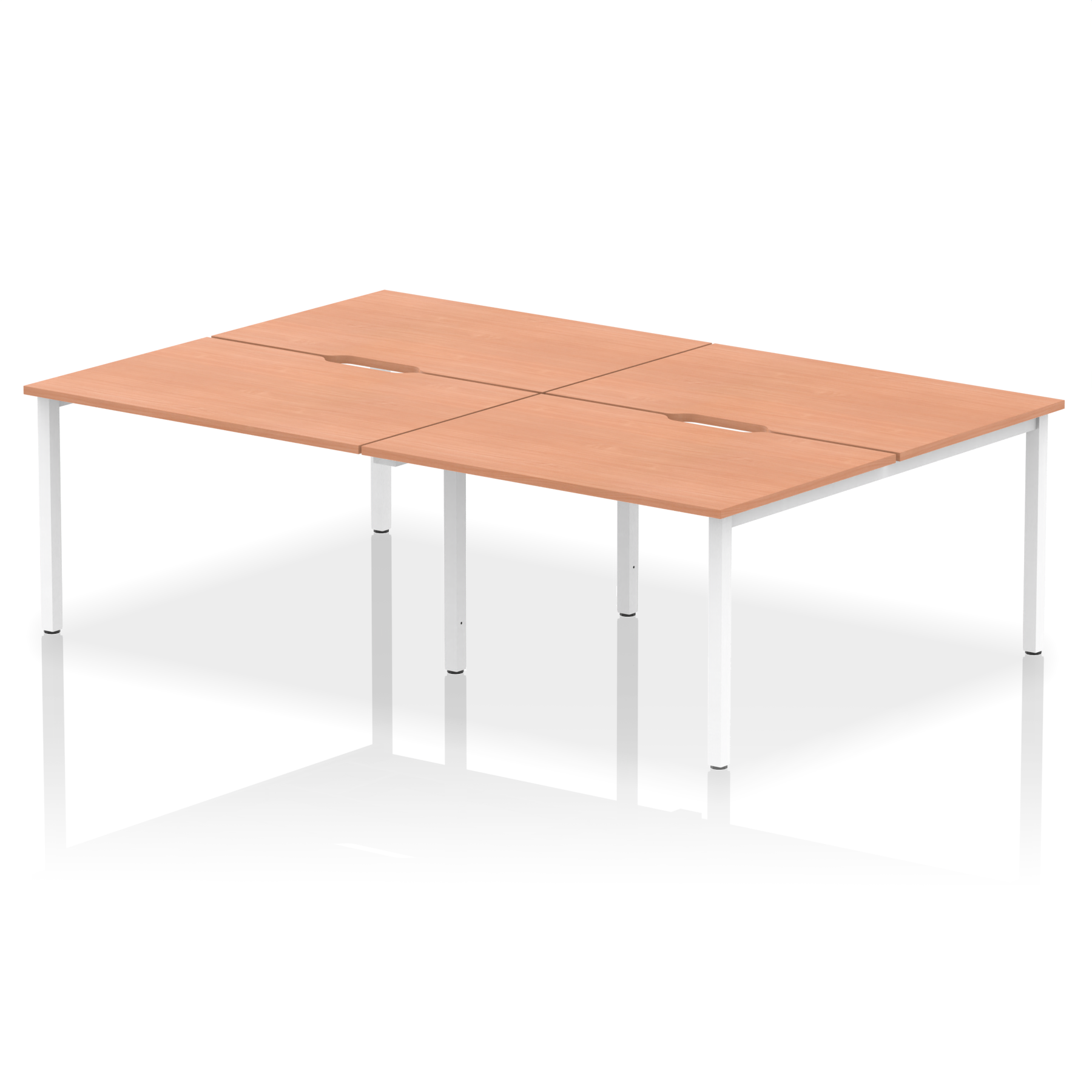Evolve Plus B2B Bench Desk - 4 Person – Dynamic Office Solutions