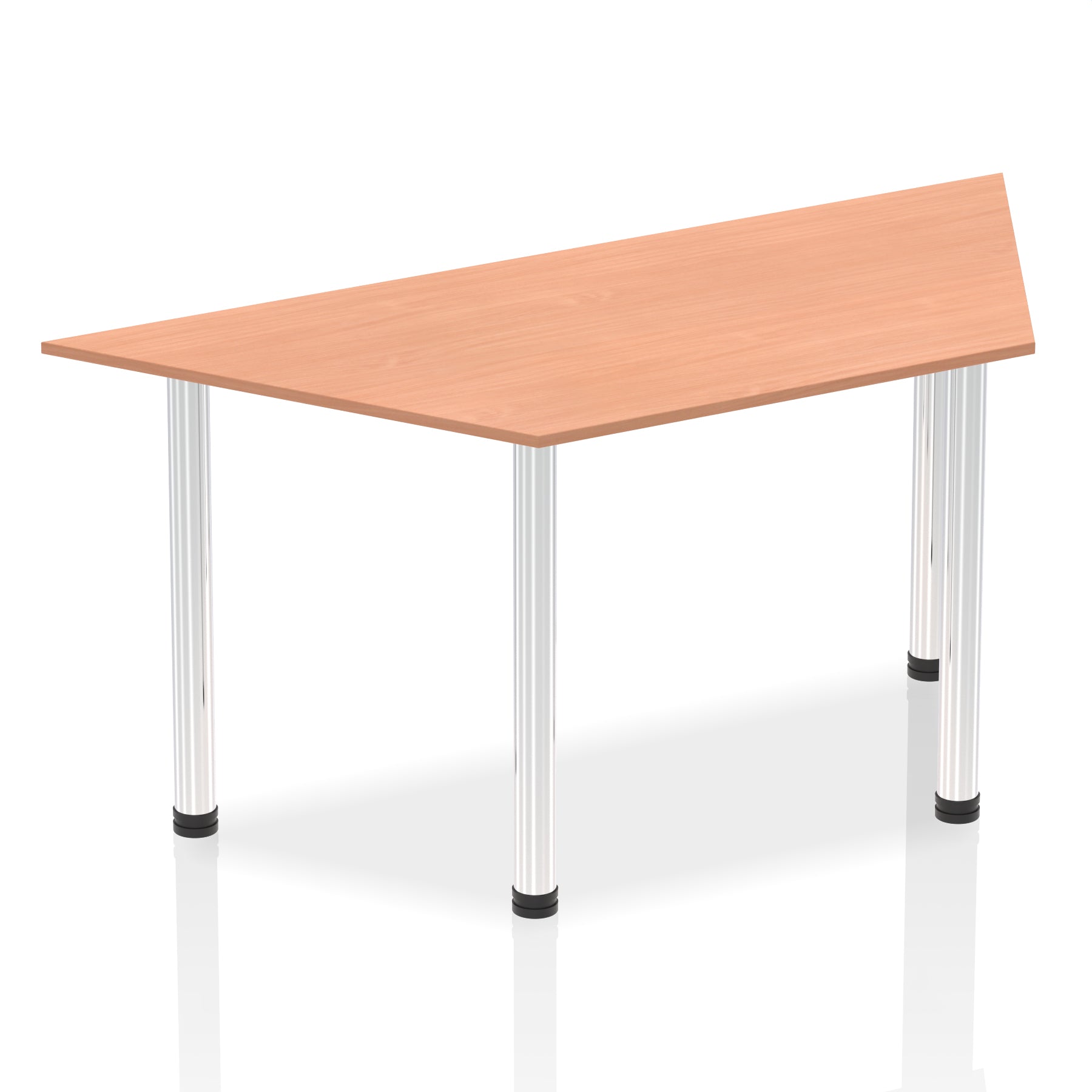 Impulse Trapezium Table With Post Leg – Dynamic Office Solutions