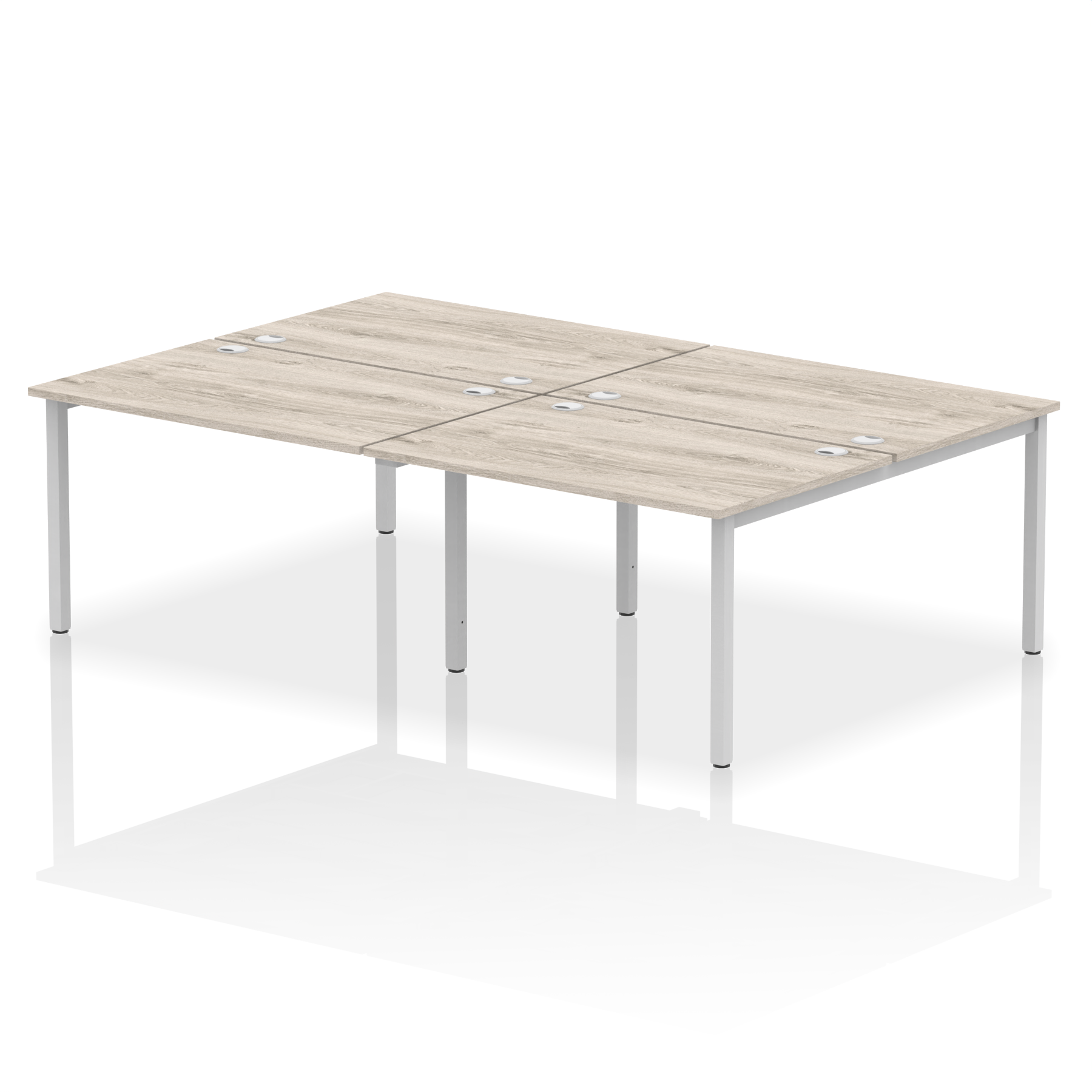 Impulse B2B Bench Desk - 4 Person – Dynamic Office Solutions