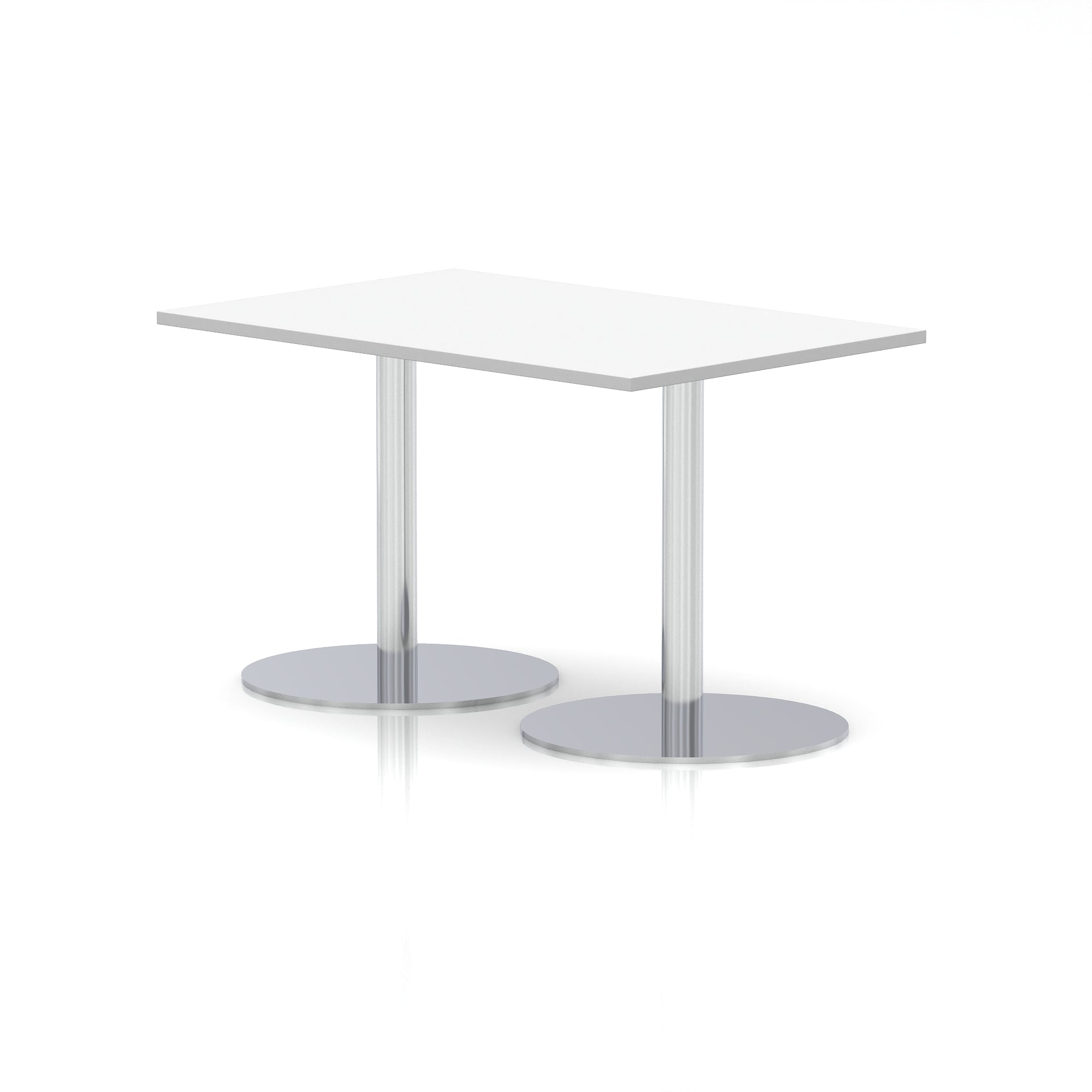 Italia Rectangular Poseur Table Silver Leg – Dynamic Office Solutions