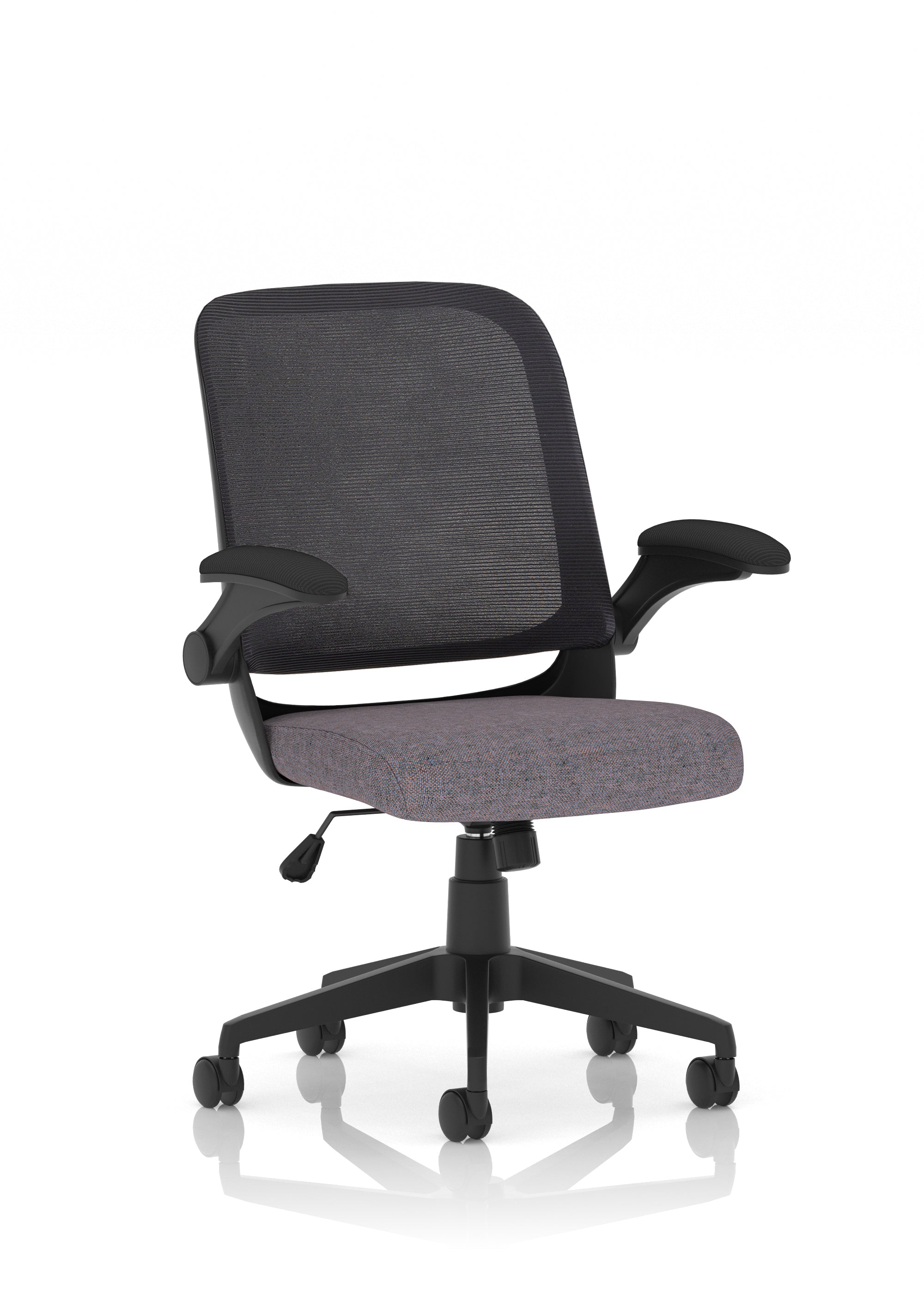 Crew Task Operator Mesh Chair With Folding Arms – Dynamic Office Solutions