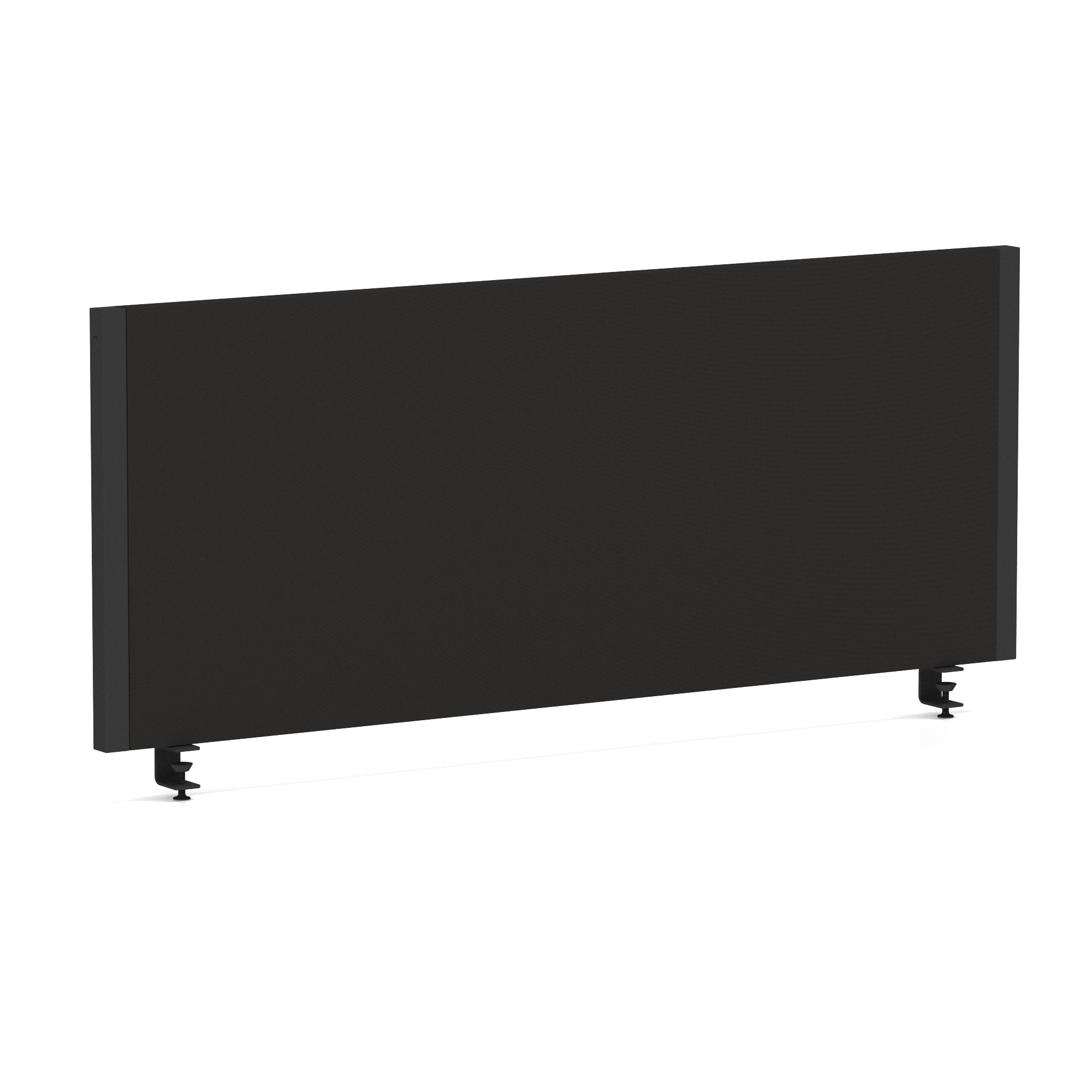 Evolve / Impulse Plus Bench Screen Black Frame – Dynamic Office Solutions