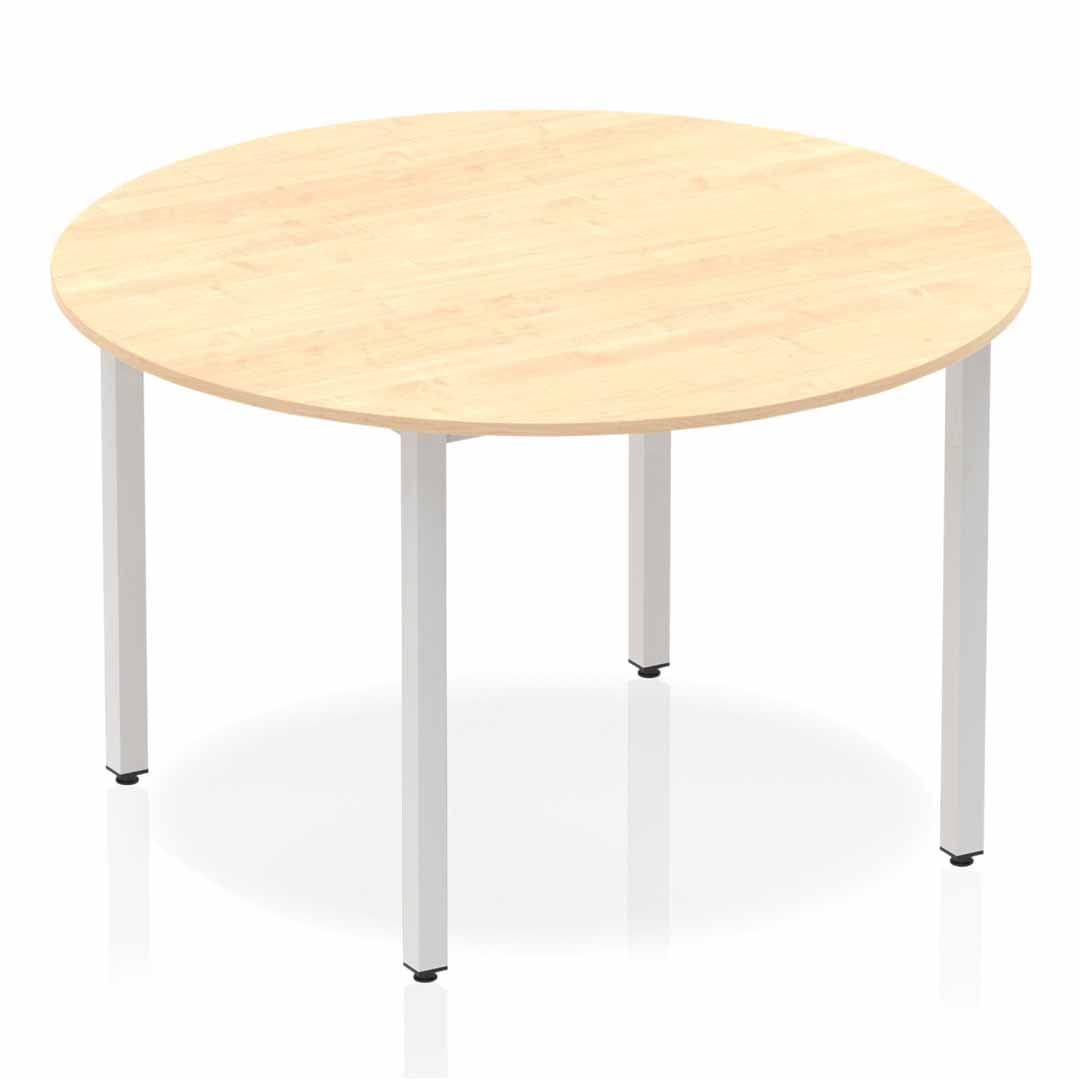 Impulse Round Table With Box Frame Leg – Dynamic Office Solutions