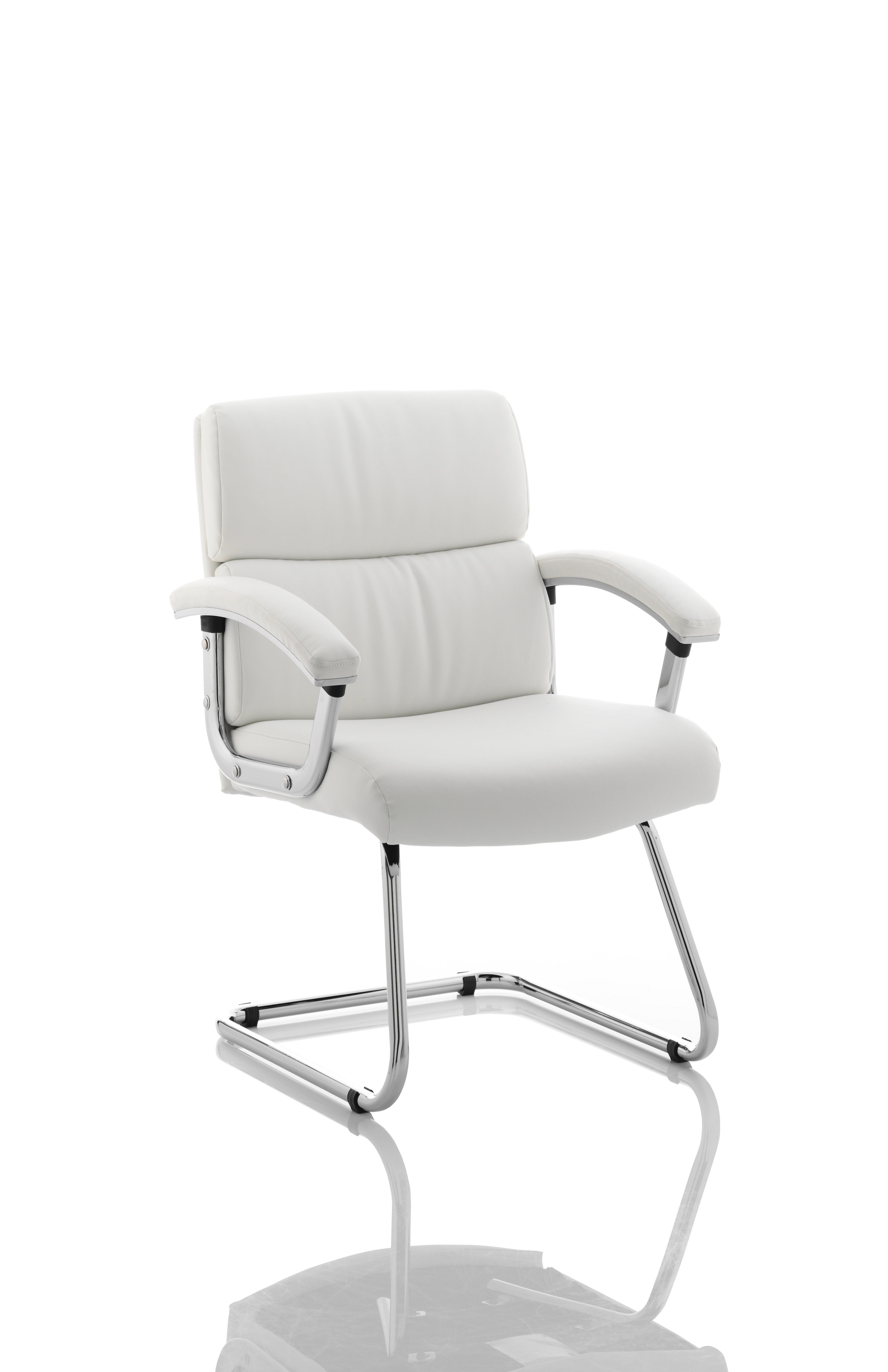 Desire Medium Back Leather Cantilever Visitor Chair with Arms – Dynamic ...