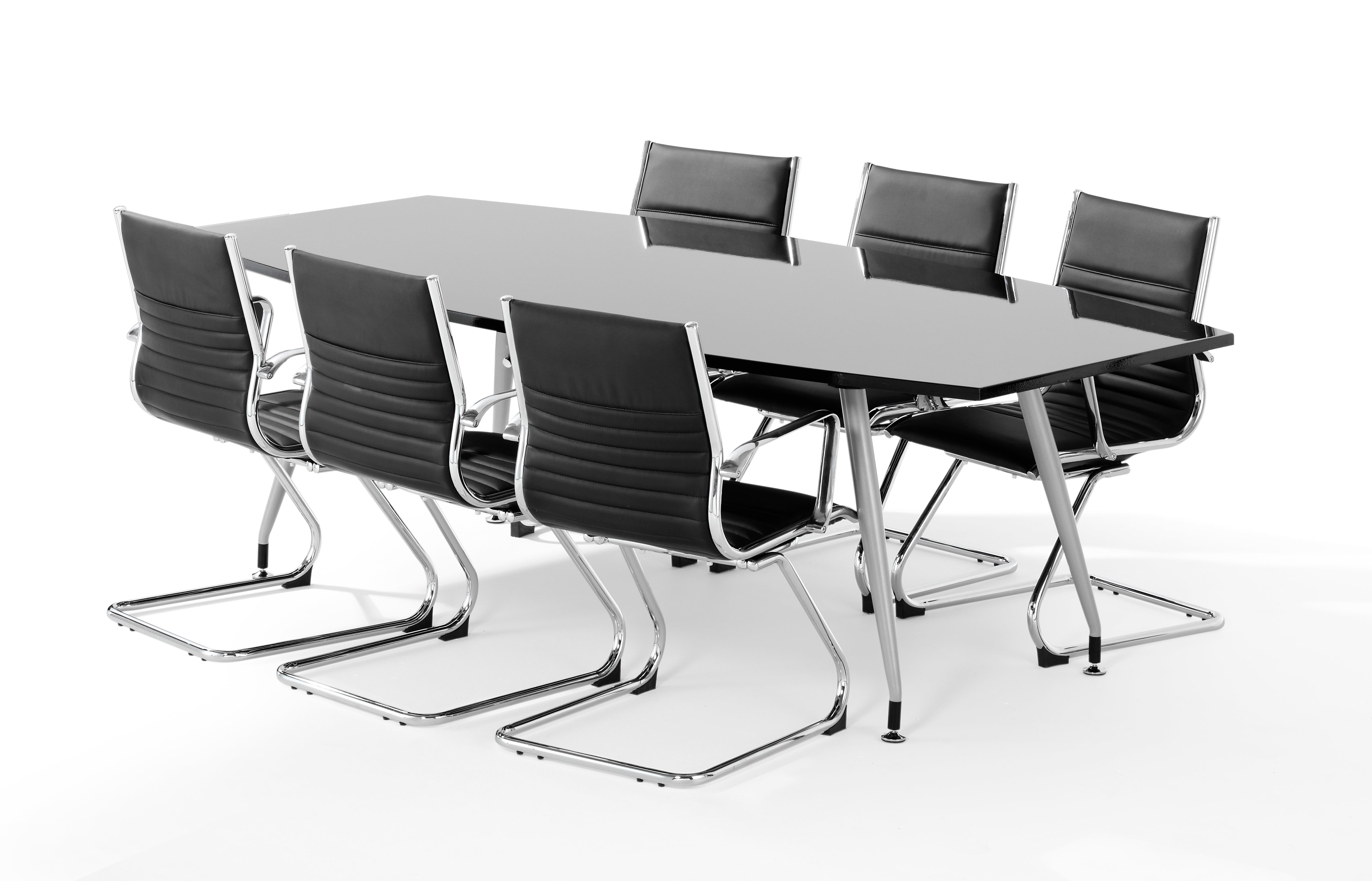 High Gloss Writable Boardroom Table – Dynamic Office Solutions